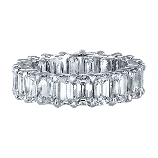 Emerald Wedding Band